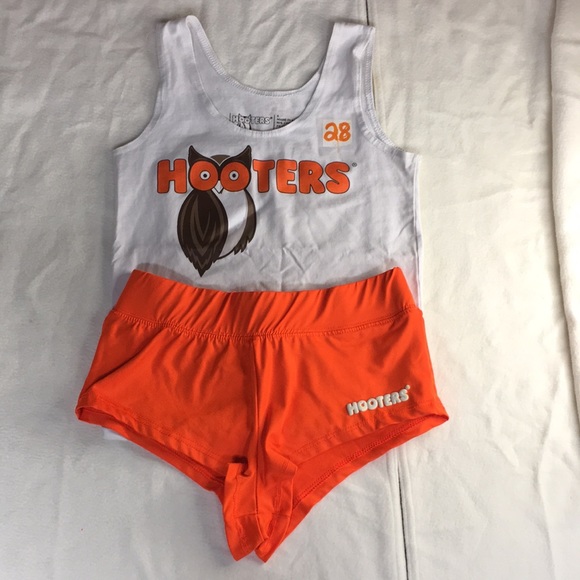 Hooters | Tops | B3528 Hooters Girl Sexy Worn Uniform Small Tank Xs New ...